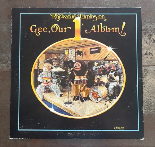 ROCK-AFIRE EXPLOSION 'Gee, Our 1st Album' 1982 Showbiz Pizza Place Orig ...