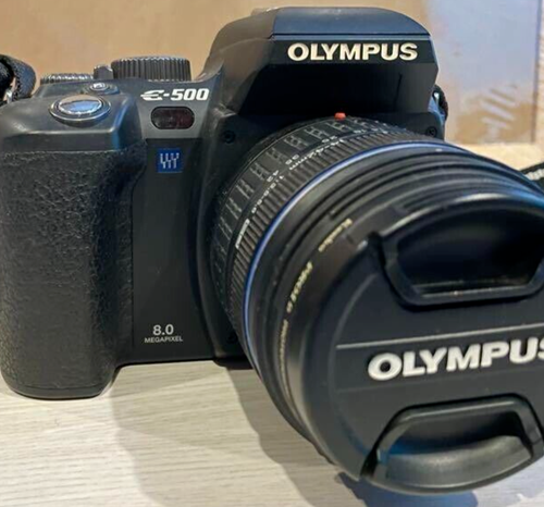 Olympus EVOLT E-500 8.0MP Digital SLR Camera 14-42mm Lens Used Express ...