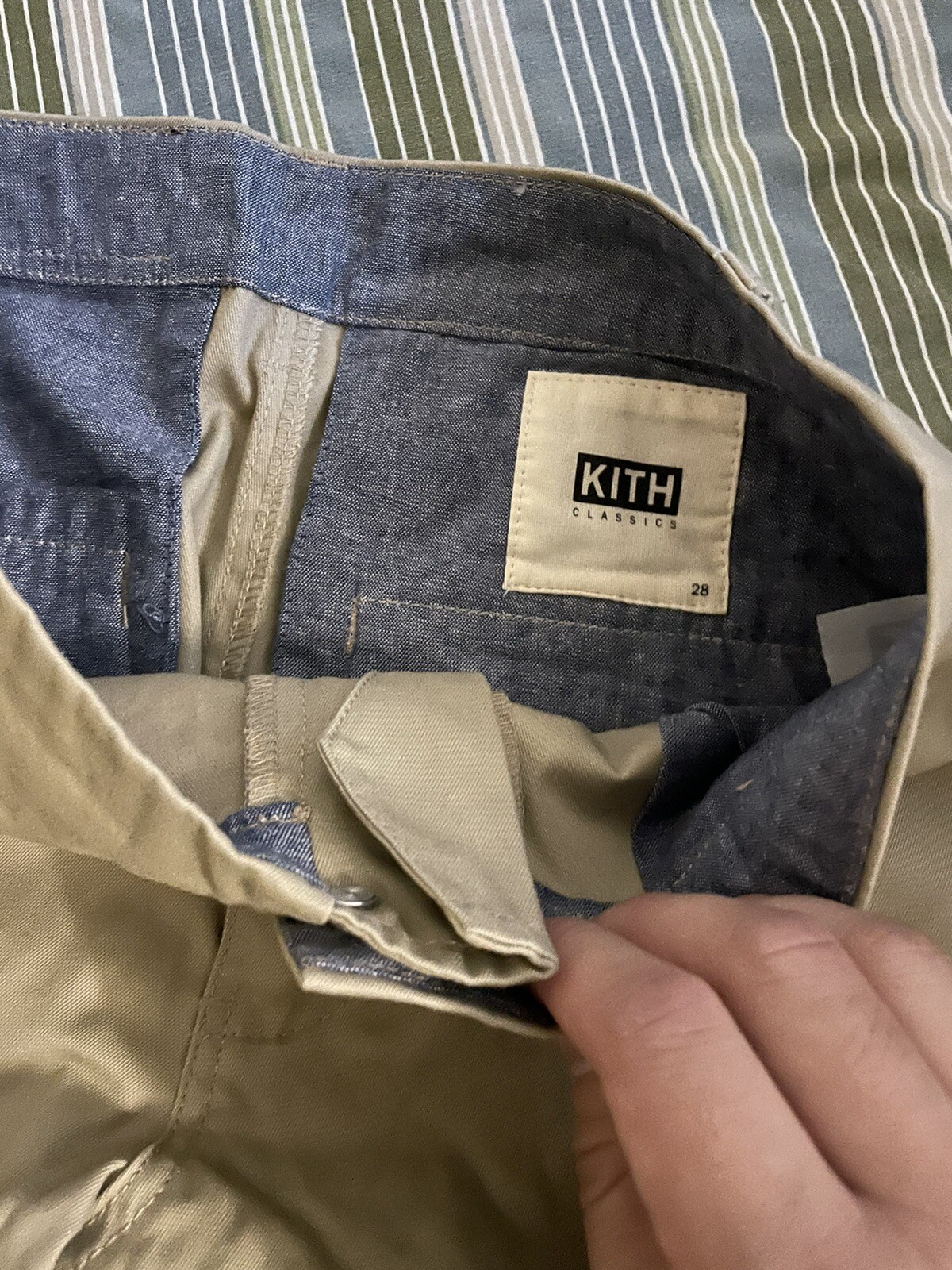 Kith Mercer Pants Jogger ‘Khaki’ Size 28 Cotton Pants | eBay