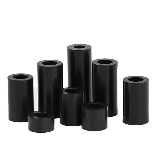 M3 Black ABS Nylon Round Non-Thread Column Standoff Spacer Washer for ...