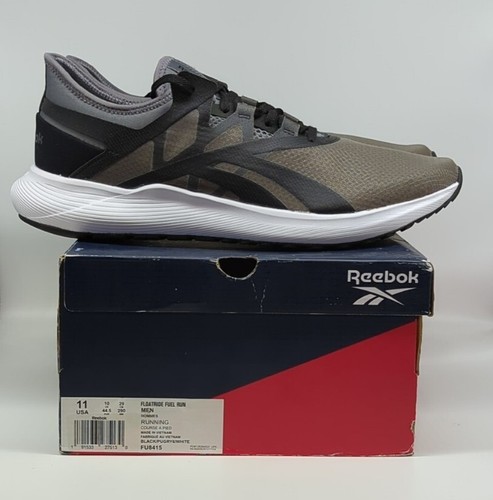 Reebok mens Floatride Fuel Run Cross Trainer, Black/Pure Grey/White, 11 ...
