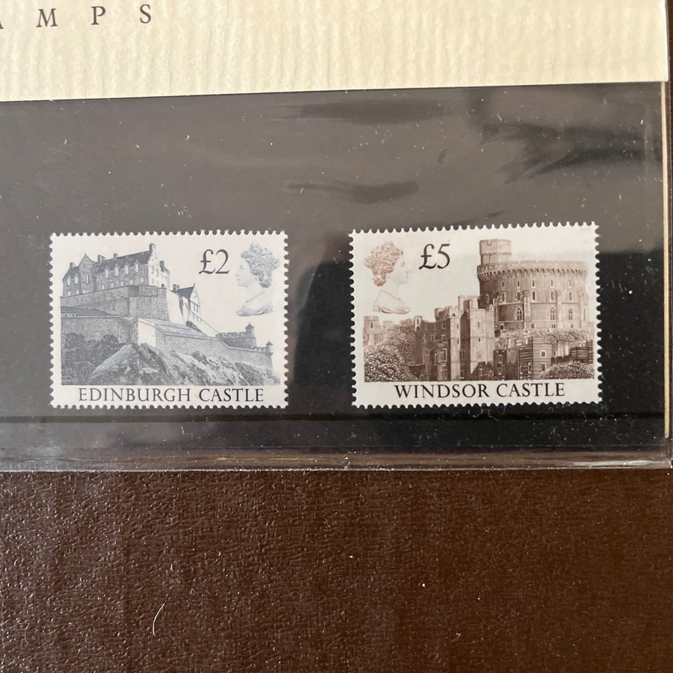 GB 1992 High Value Castle Definitive Royal Mail Stamps Presentation ...