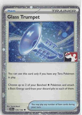 Prize Pack Series Cards Uncommon Holo 135/142 Glass Trumpet | eBay