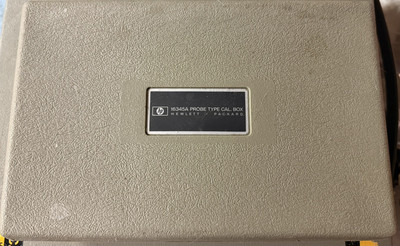 HP / Agilent 16345A Probe Calibration Box For 4193A Probe | eBay