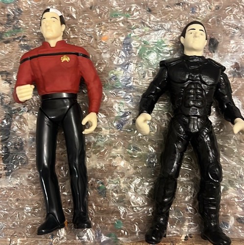 STAR TREK CUSTOM TNG Data Lore Lot Of 2 Action FIGURES Ready To Ship | eBay