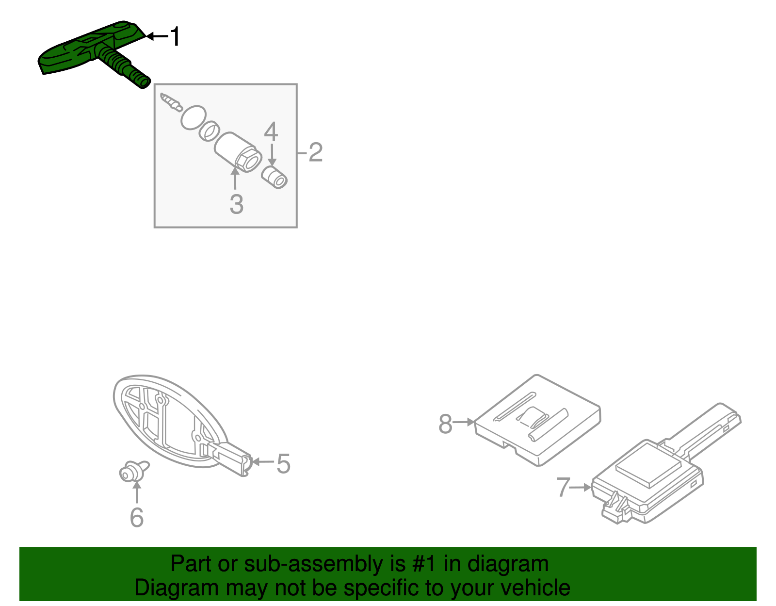 Jaguar OEM 2015 Xj-tire Pressure Sensor C2D38979 for sale online | eBay
