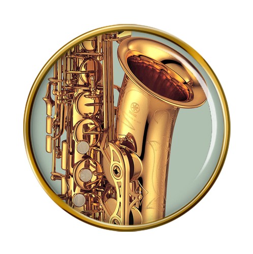 Saxophone Pin Badge | eBay