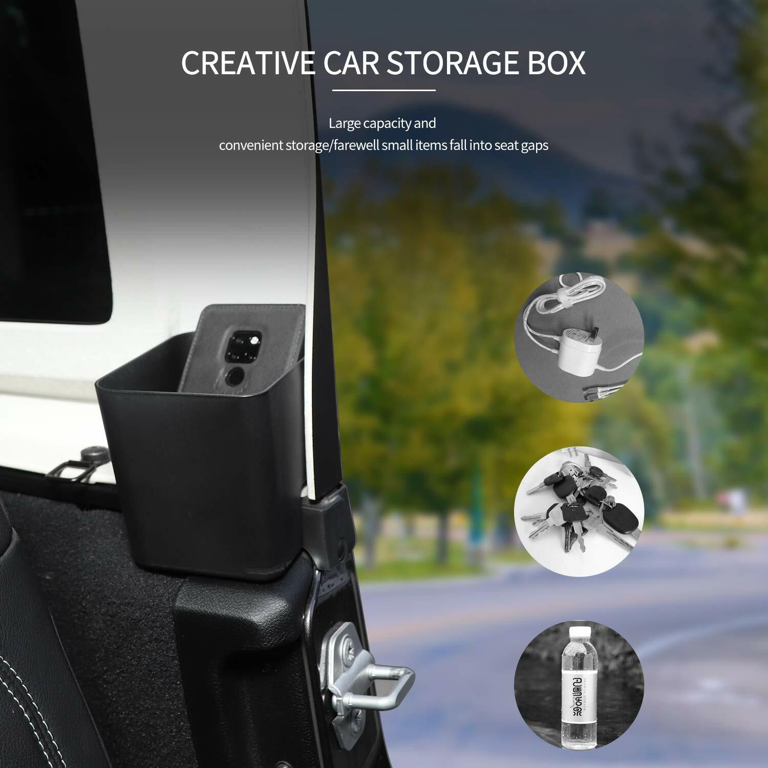 2pc Car Rear Seat Side Storage Box Car Accessories for Jeep Wrangler JL ...