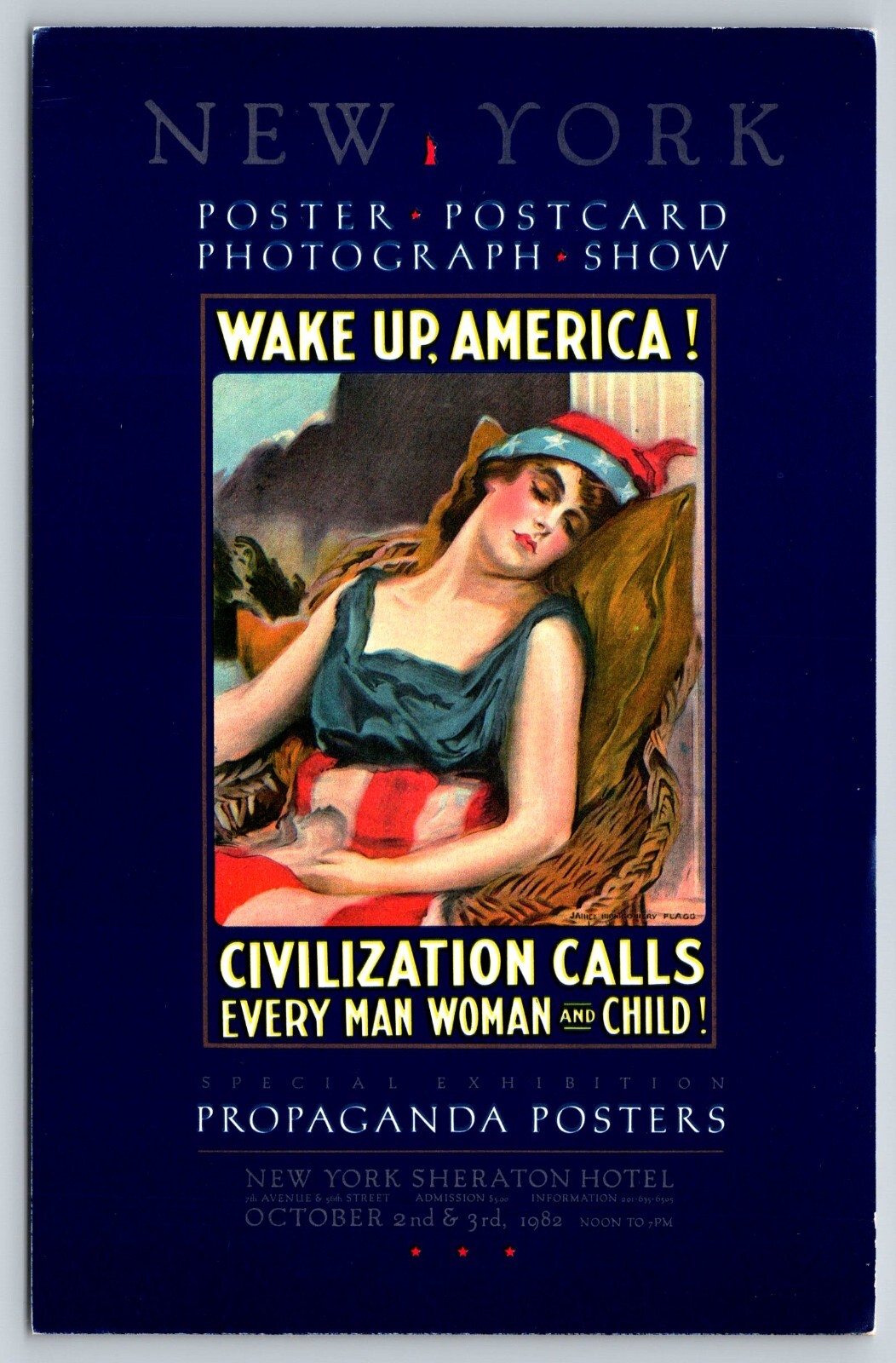 Postcard - New York Wake up America Propaganda Posters 78 | eBay