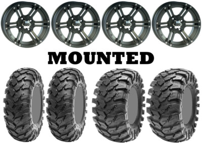 Kit 4 Maxxis MU511/MU521 Tires 27x9-12/27x11-12 on ITP SS212 Matte ...