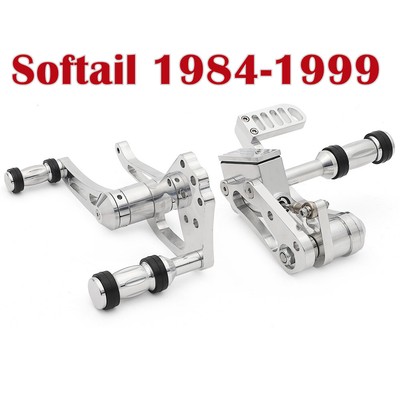 Alu Forward Controls for Harley Softail FXSTS Heritage FLSTC Fatboy ...