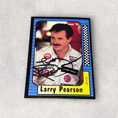 Larry Pearson 1991 MAXX WINSTON CUP #41 NASCAR LEGEND VINTAGE ...