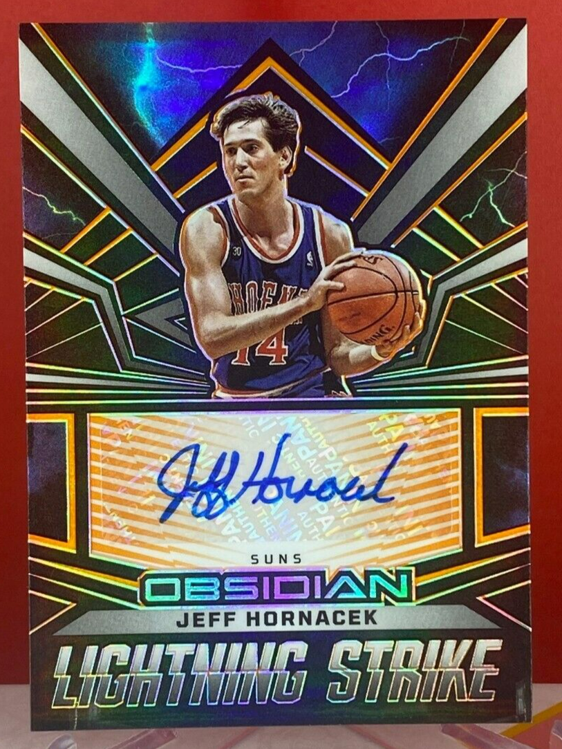 2022-23 Panini Obsidian Lightning Strike Signatures Orange Jeff ...