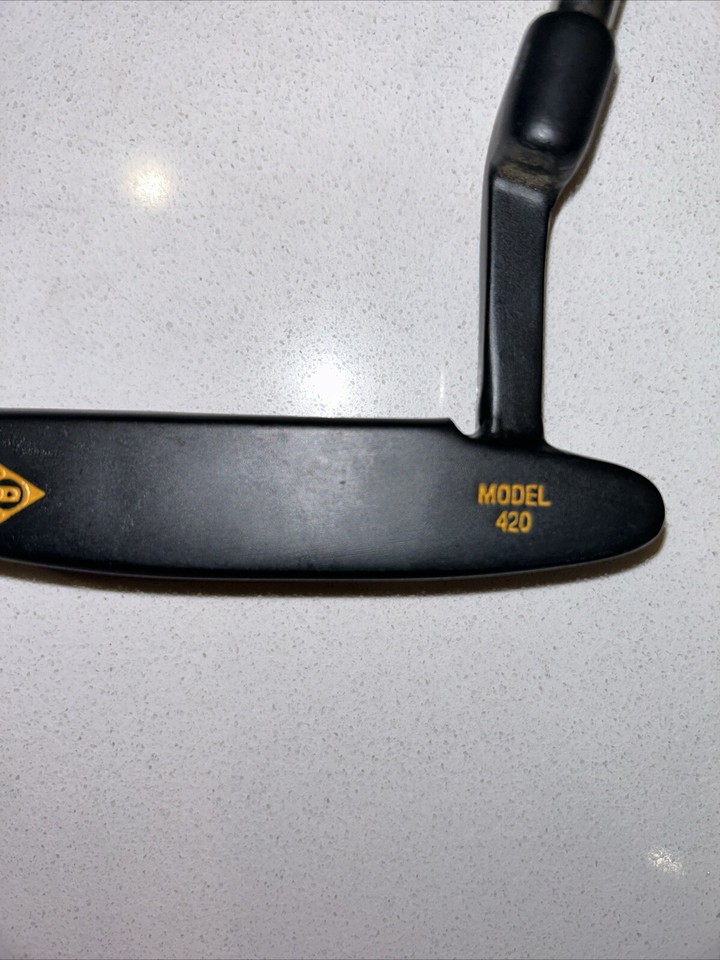 Dunlop Black Max Putter, Model 420, 35" Right-Handed Blade, Steel Shaft ...