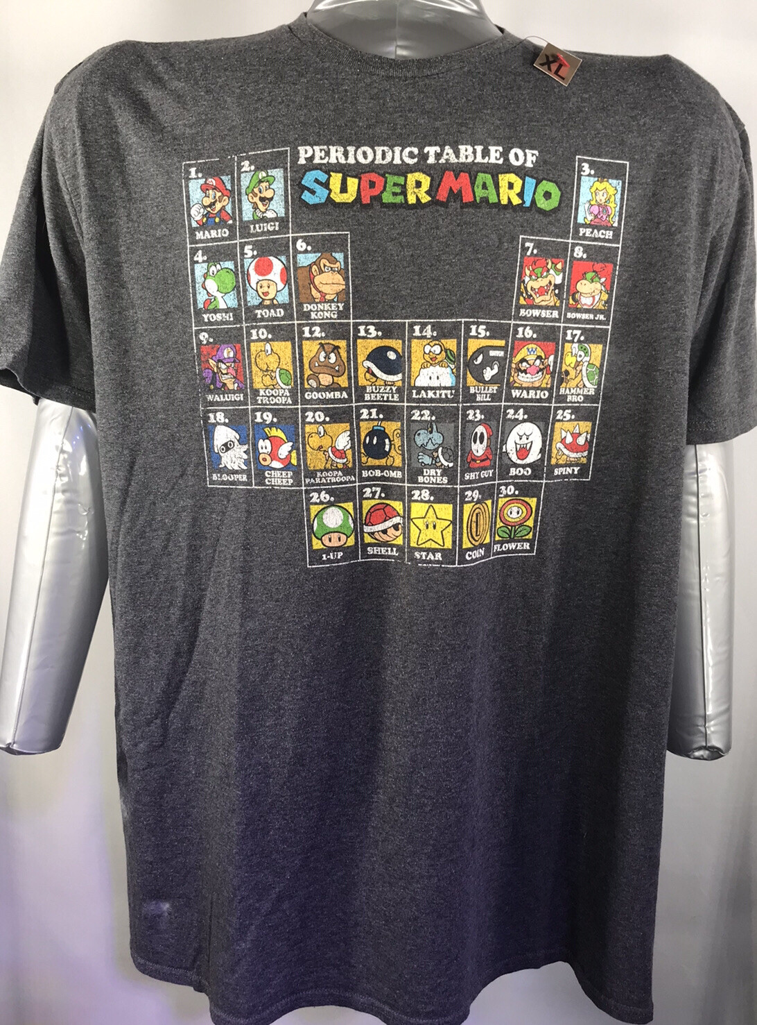 Super Mario Nintendo Periodic Tables of Super Mario T… - Gem