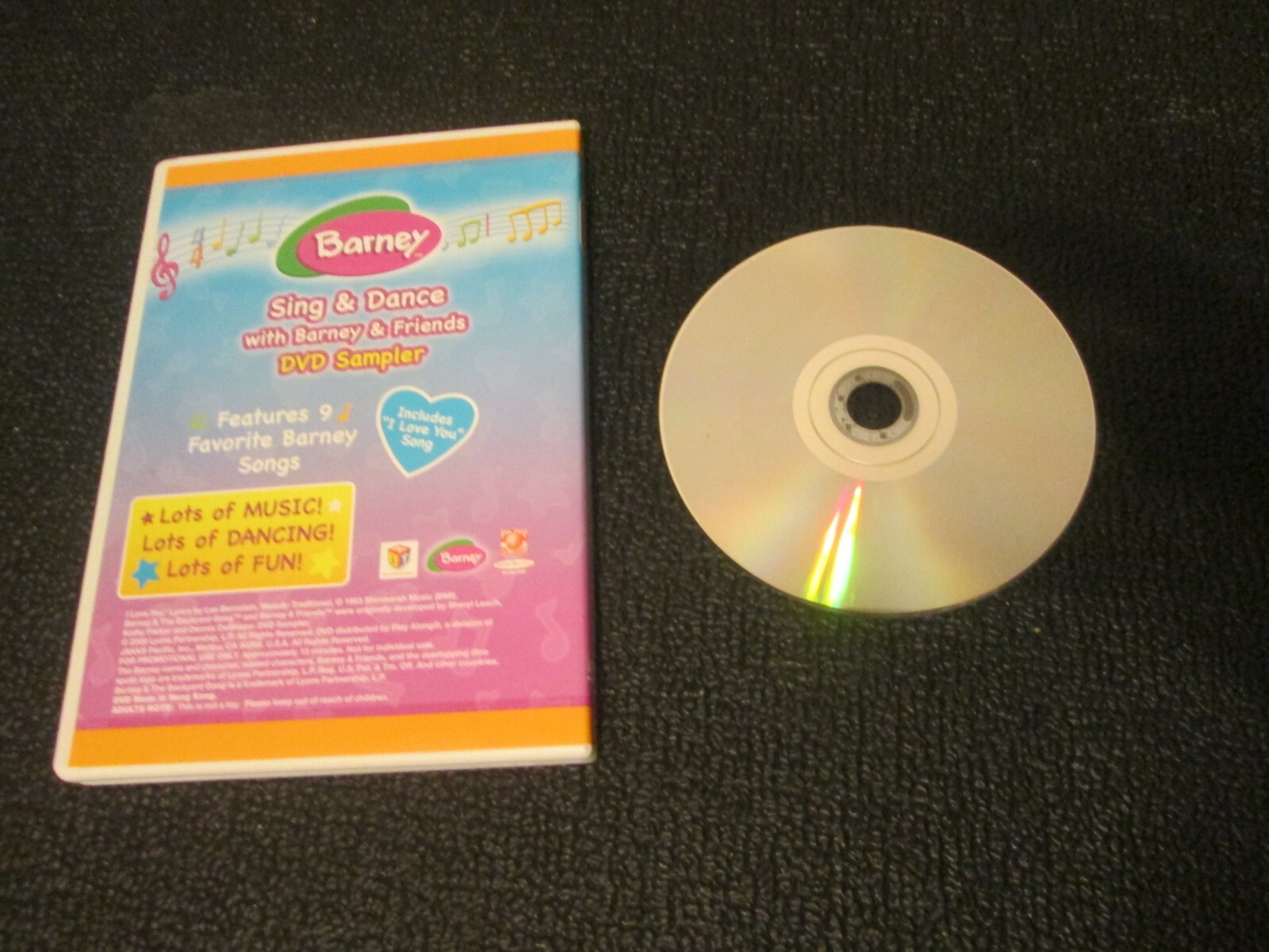 Barney - Sing and Dance with Barney & Friends DVD Sampler | eBay UK