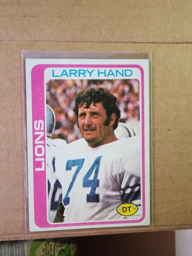 LARRY HAND 1978 Topps Football #356 BUY ANY 2 ITEMS FOR 50% OFF ...