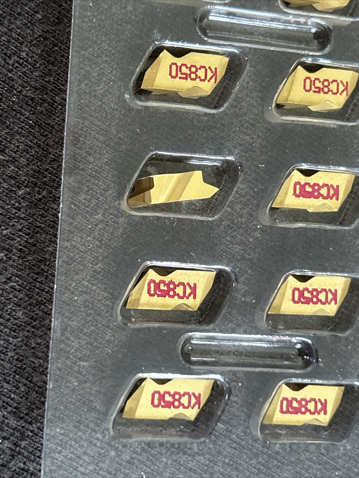 Qty. 10, Kennametal NTF2L KC850 Carbide Top Notch Fine Pitch Threading ...