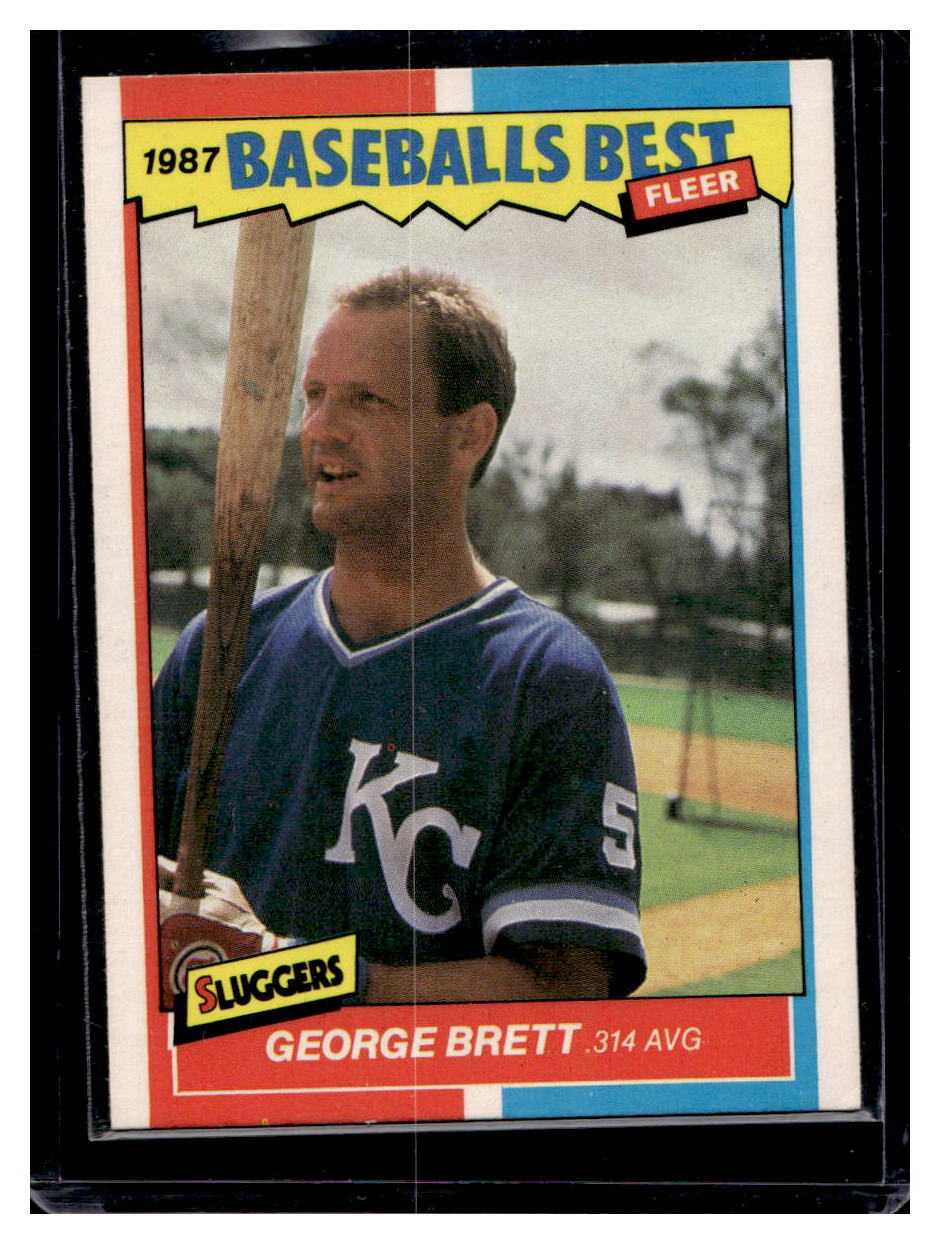 1987 Fleer Baseball's Best Sluggers vs. Pitchers #6 George Brett | eBay
