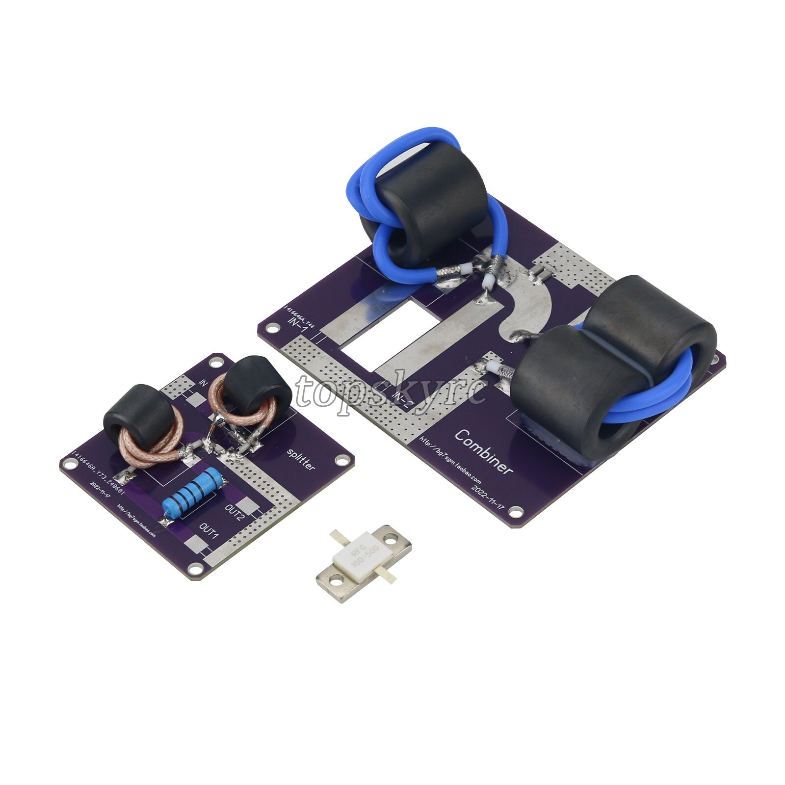 1.8-52MHz HF RF Power Combiner Board RF Power Splitter RF Power Divider ...