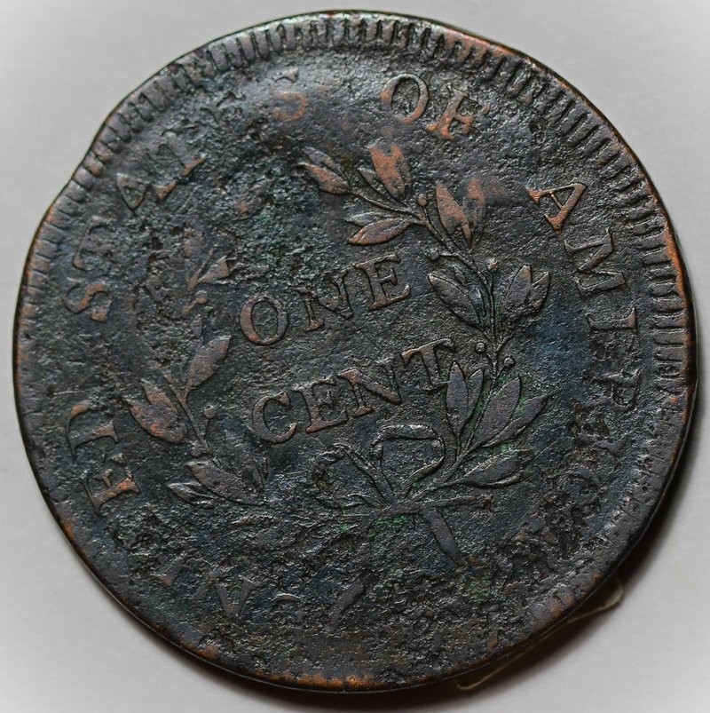 1797 Draped Bust Large Cent - Reverse of 97 (S-138) - US 1c Copper Coin ...