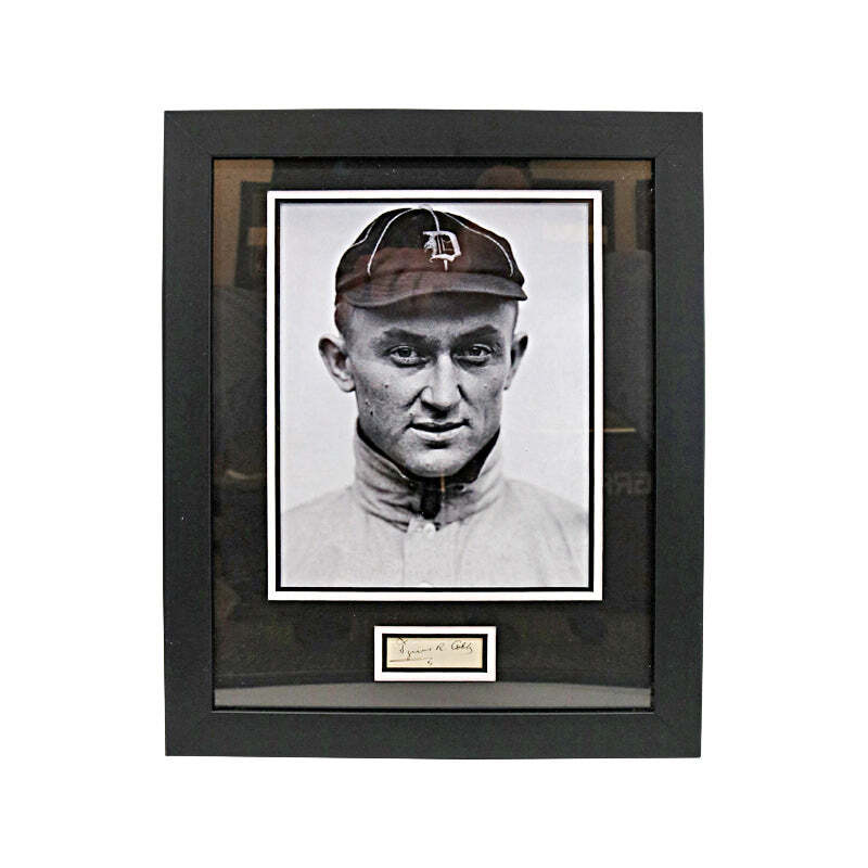 Ty Cobb Autographed Memorabilia | Signed Photo, Jersey, Collectibles ...