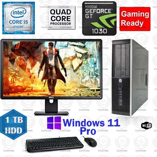 Windows 11 Dell i5 Gaming Computer PC 16GB 1TB WiFi Nvidia GT1030 ...