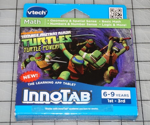 VTech InnoTab Teenage Mutant Ninja Turtles TMNT Turtle Power! Math Game ...