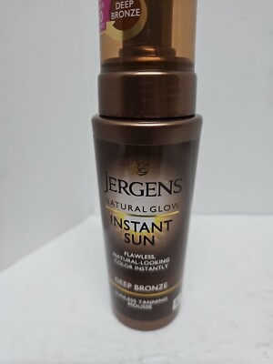 Jergens Instant Sun Tanning lotion Deep Bronze & Mitt 19100209381| eBay