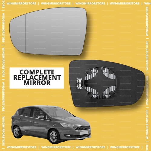 Left side for Ford C-Max Cmax 2010-2019 Wide Angle heated wing door ...