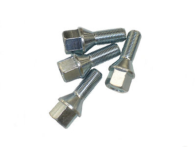 4 Stück Radschrauben passend für Peugeot Stahlfelgen M 12 x 1,25 SW 17 ...