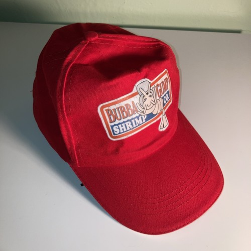 Bubba Gump Shrimp Co Hat Cap Forrest Gump Red Back Adjustable One Size ...