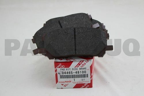 0446548100 Genuine Toyota PAD KIT, DISC BRAKE, FRONT 04465-48100 | eBay