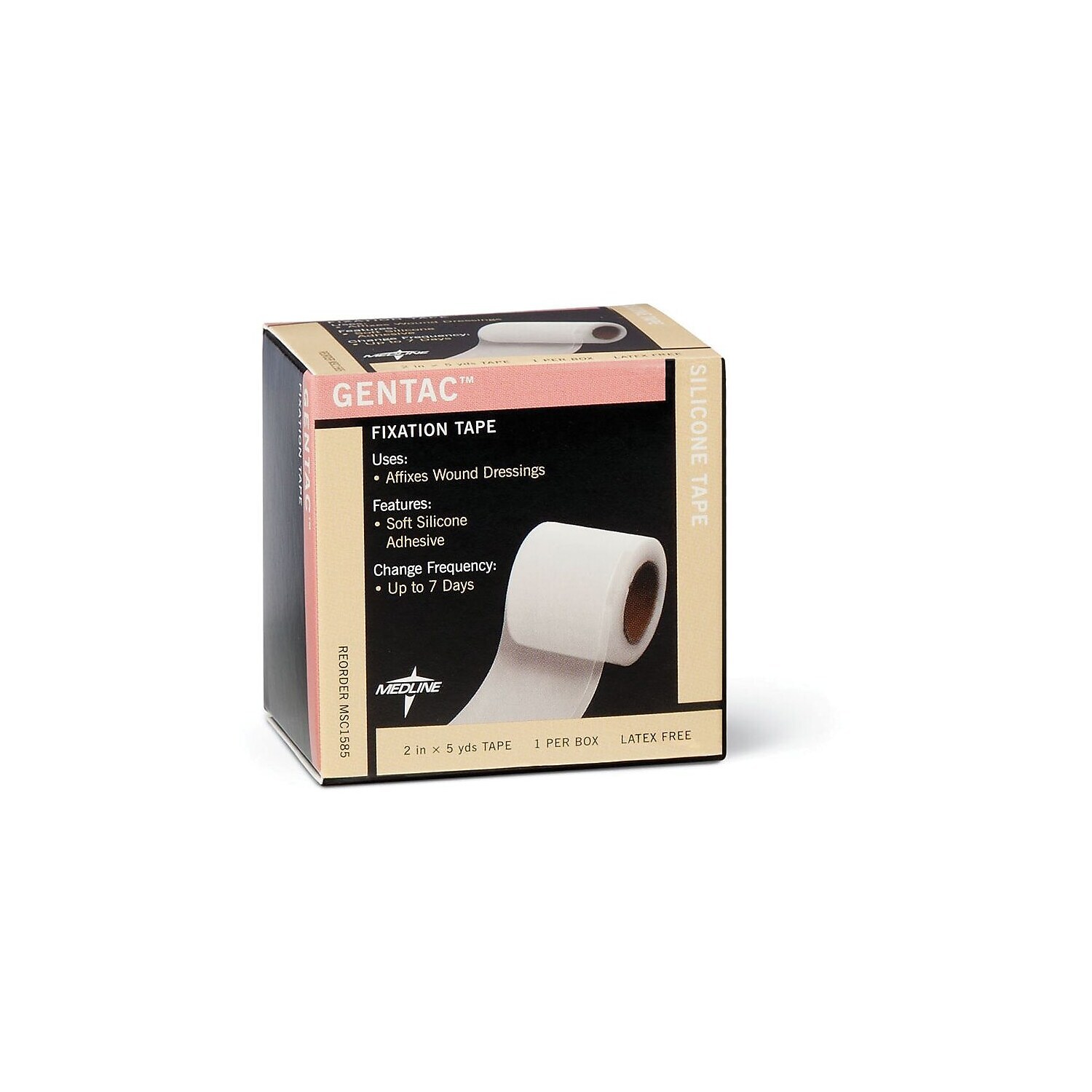 Medline Gentac Dressing Tapes 3 2/7 yds L /5" W MSC1583H for sale ...