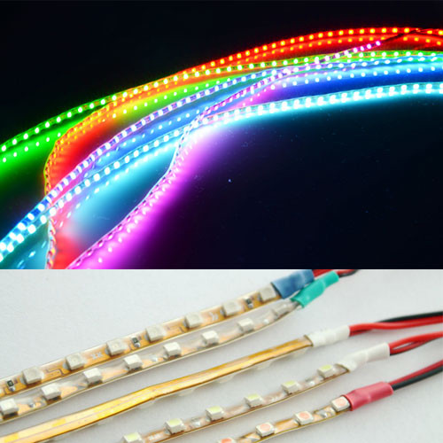 5M 500leds 2835 SMD Super Bright 4mm Led Strip Light Flexible DIY Car ...