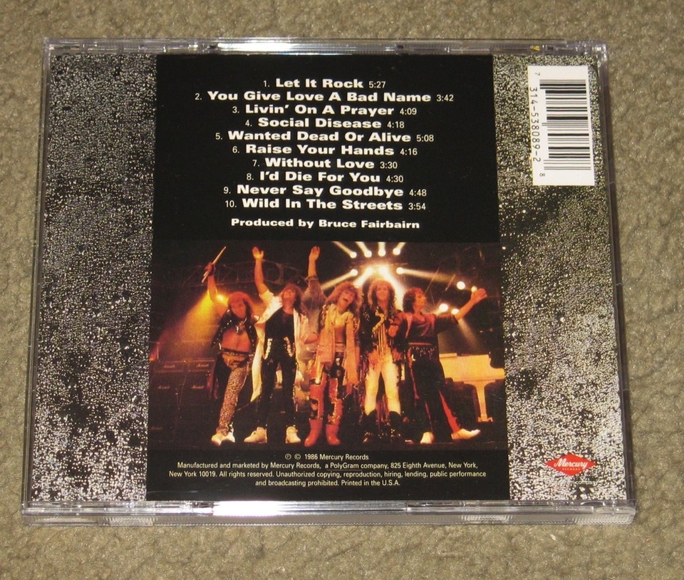 Bon Jovi - Slippery When Wet [Remaster] (CD, 1986, Mercury Records) | eBay