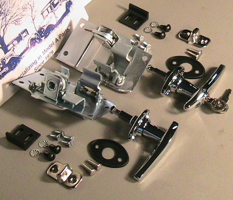1928-1929 Ford Model A Coupe Tudor Outside Door Handle and Latch Set ...