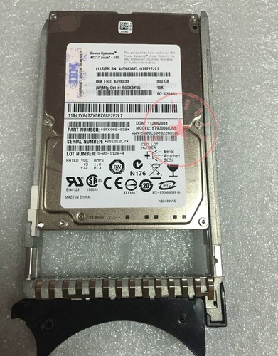 44V6833 IBM 300GB 10K RPM SAS SFF (AIX) pSeries HDD 44V6831 | eBay