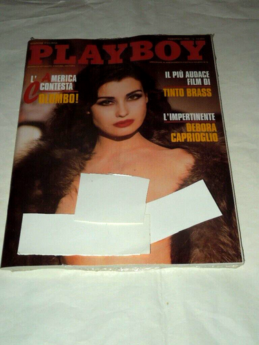 PLAYBOY-FEBBRAIO 1992-RIVISTA NUOVA INCELLOFANATA-SUZI SIMPSON DEBORA ...