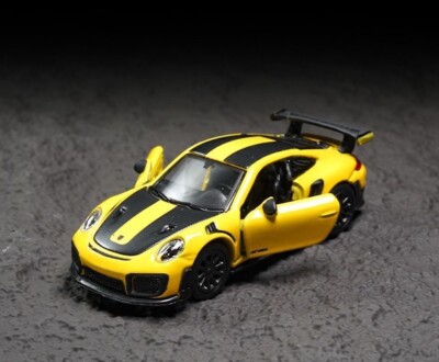 Bburago 1:64 Yellow 911 GT2 RS Racing Sports Model Diecast Metal Car | eBay