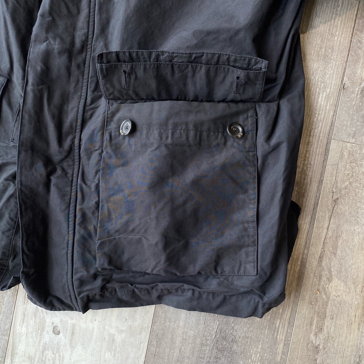 Vintage 90s Polo Ralph Lauren Black Trench Coat Zip Up Vintage 90s Polo Ralph Lauren Black Trench Coat Zip Up