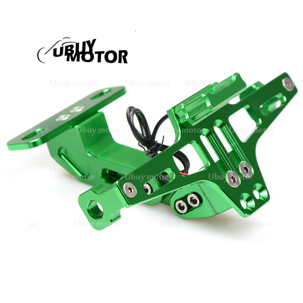 License Plate Holder Lights / Fender Eliminator For Yamaha FZ6 FZ1 ...