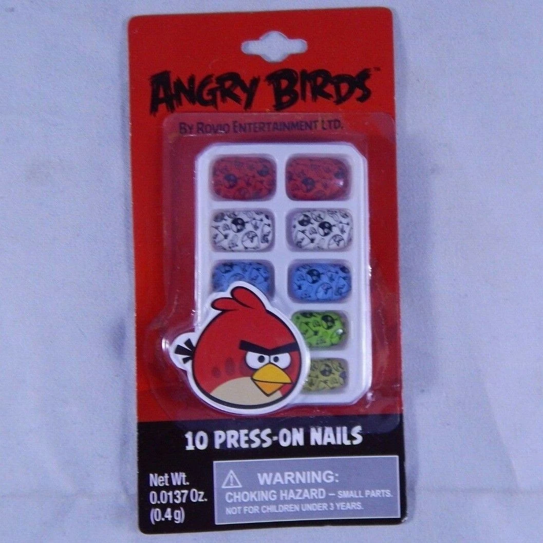 Angry Birds Nail Art