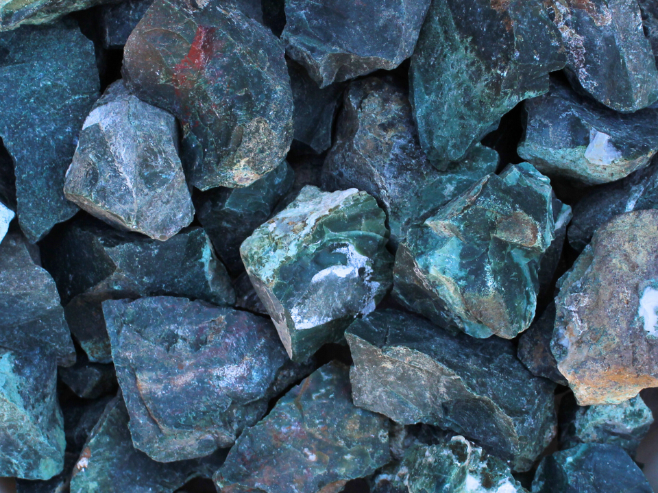 Green Bloodstone - Rough Rocks for Tumbling - Bulk Wholesale options | eBay