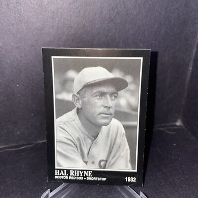 1991 CONLON COLLECTION TSN - HAL RHYNE #195 BOSTON RED SOX | eBay