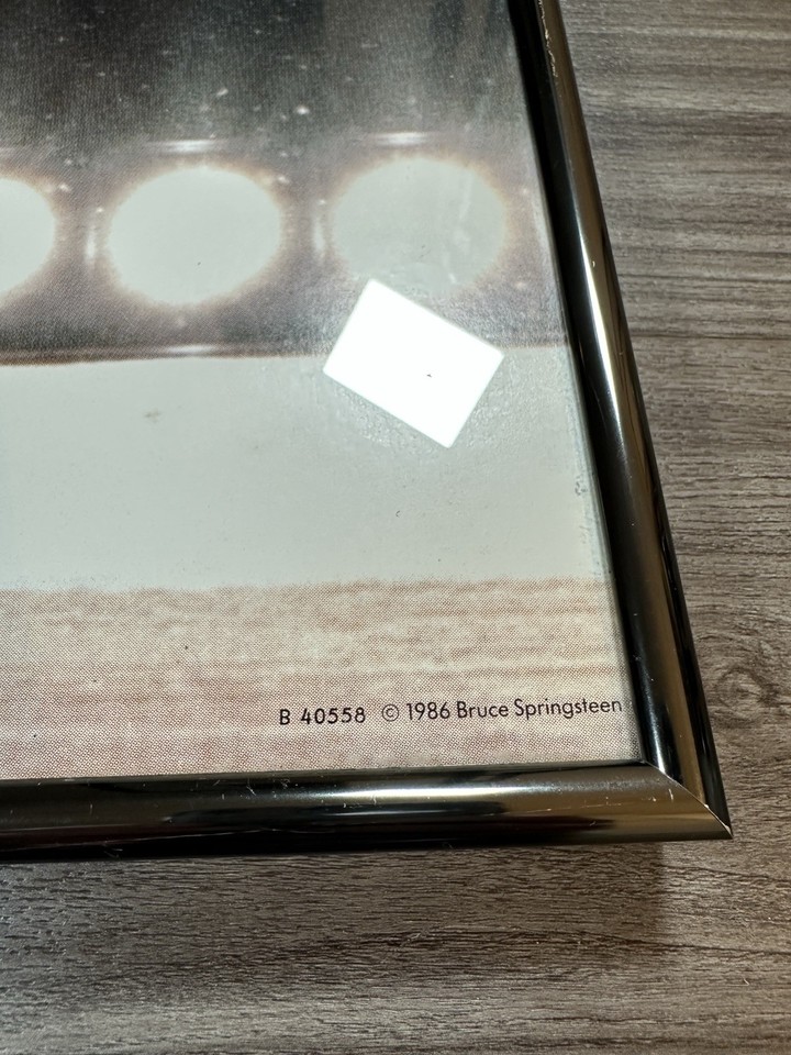 Bruce Springsteen Framed Promo Poster 1986 23 1/8"x23 1/8" | eBay