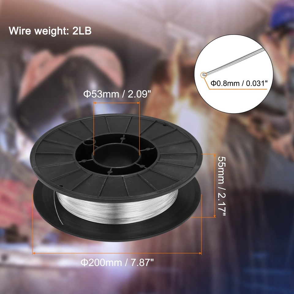 2pcs Solid MIG Welding Wire ER5356 .030" 2lb Magnesium Aluminum Mild ...