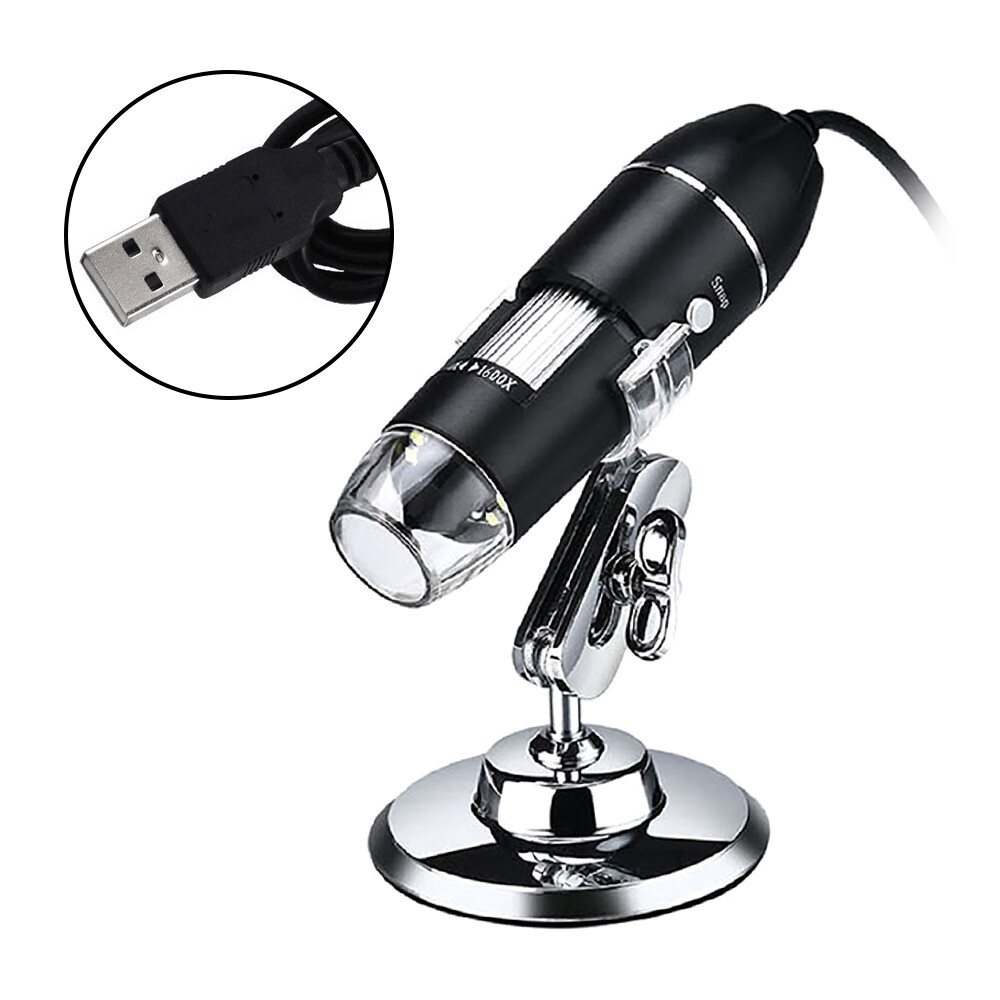 1600X 8LED USB Digital Microscope 8LED Magnifier Camera Handheld ...
