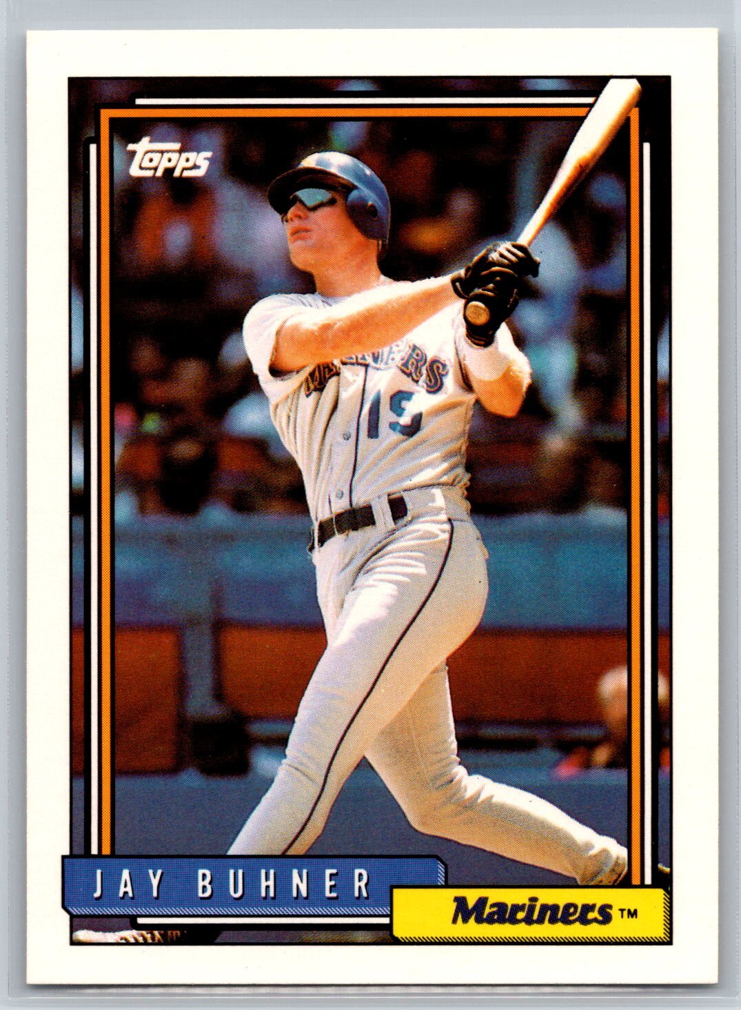1992 Topps Jay Buhner Seattle Mariners #327 | eBay