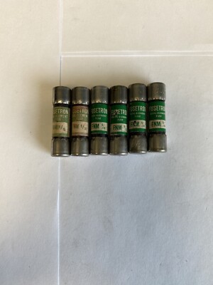 Bussmann Fusetron FNM-6/10 6/10A 250V Fuse "Lot of 6" | eBay